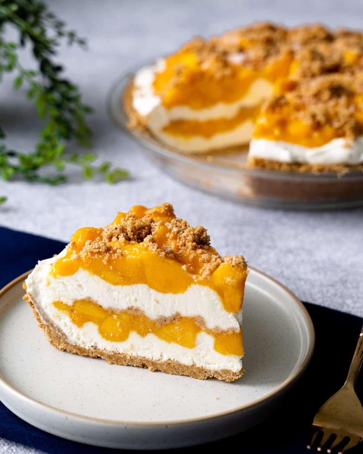 No Bake Mango Cream Pie Filipino Mango Royale Mama Woon s Kitchen